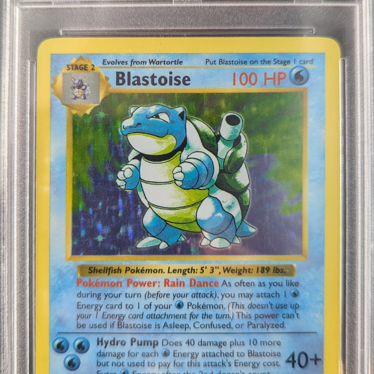 Pokemon TCG Graded Card: 1999 Blastoise (Shadowless) #002 PSA 7 ...