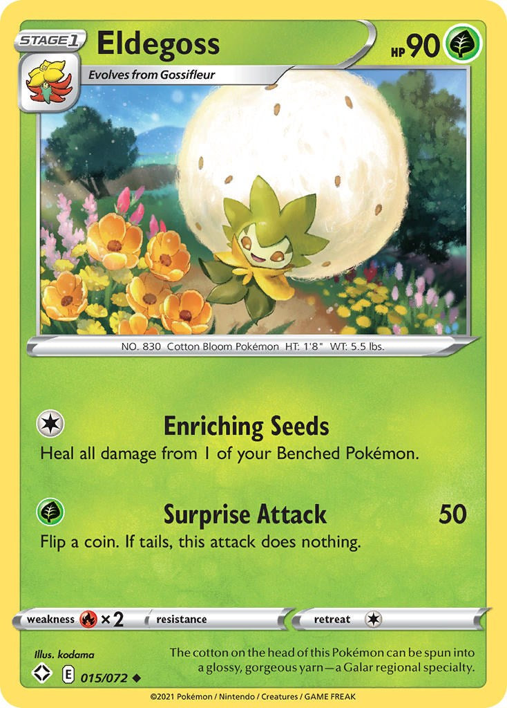 Eldegoss [SHF - 015/072] – Vancity CJ Trading Cards