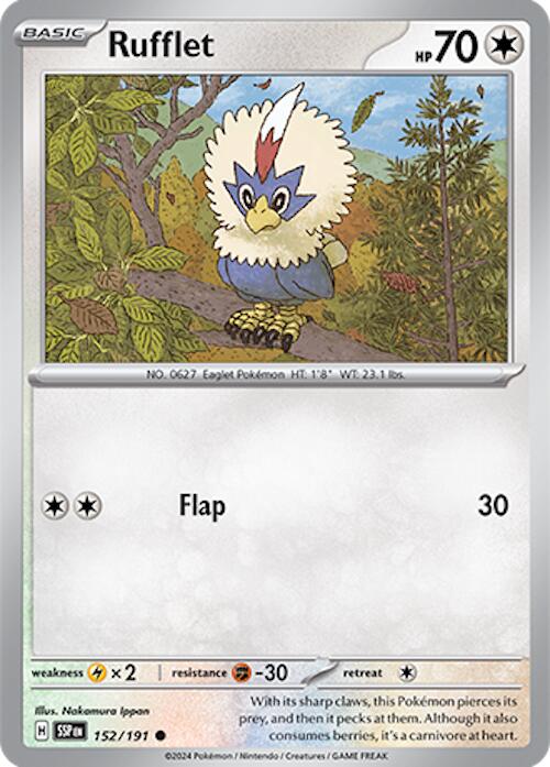 Rufflet [SSP - 152/191] – Vancity CJ Trading Cards