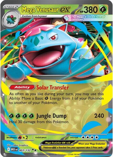 Mega Venusaur ex - 003/132 [MEG - 003/132] – Vancity CJ Trading Cards