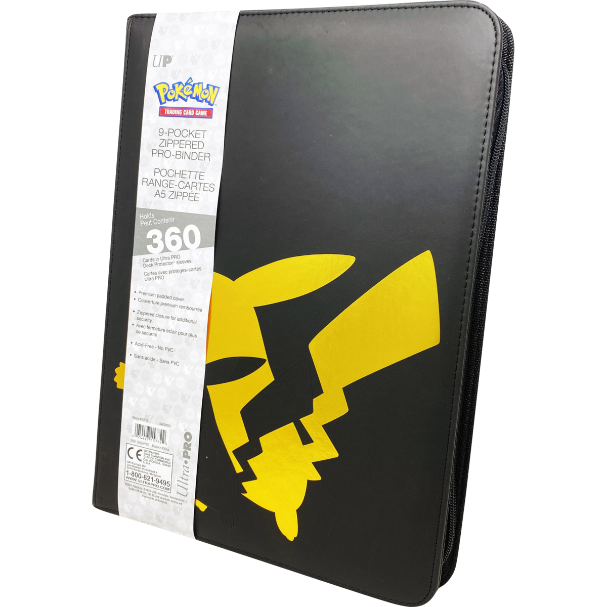 Ultra Pro - Zip Binder 9 Pocket - Pikachu [Holds 360 Cards] – Vancity ...