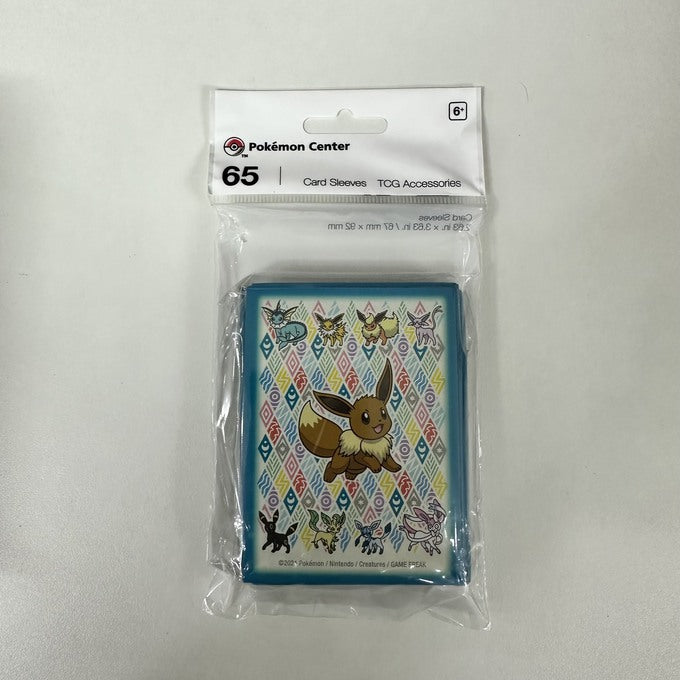 Pokemon Center Card Sleeves - Eevee Prismatic (Blue Border) – Vancity ...