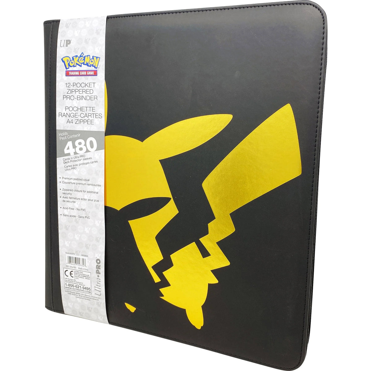 Ultra Pro - Zip Binder 12 Pocket - Pikachu [Holds 480 Cards] – Vancity ...